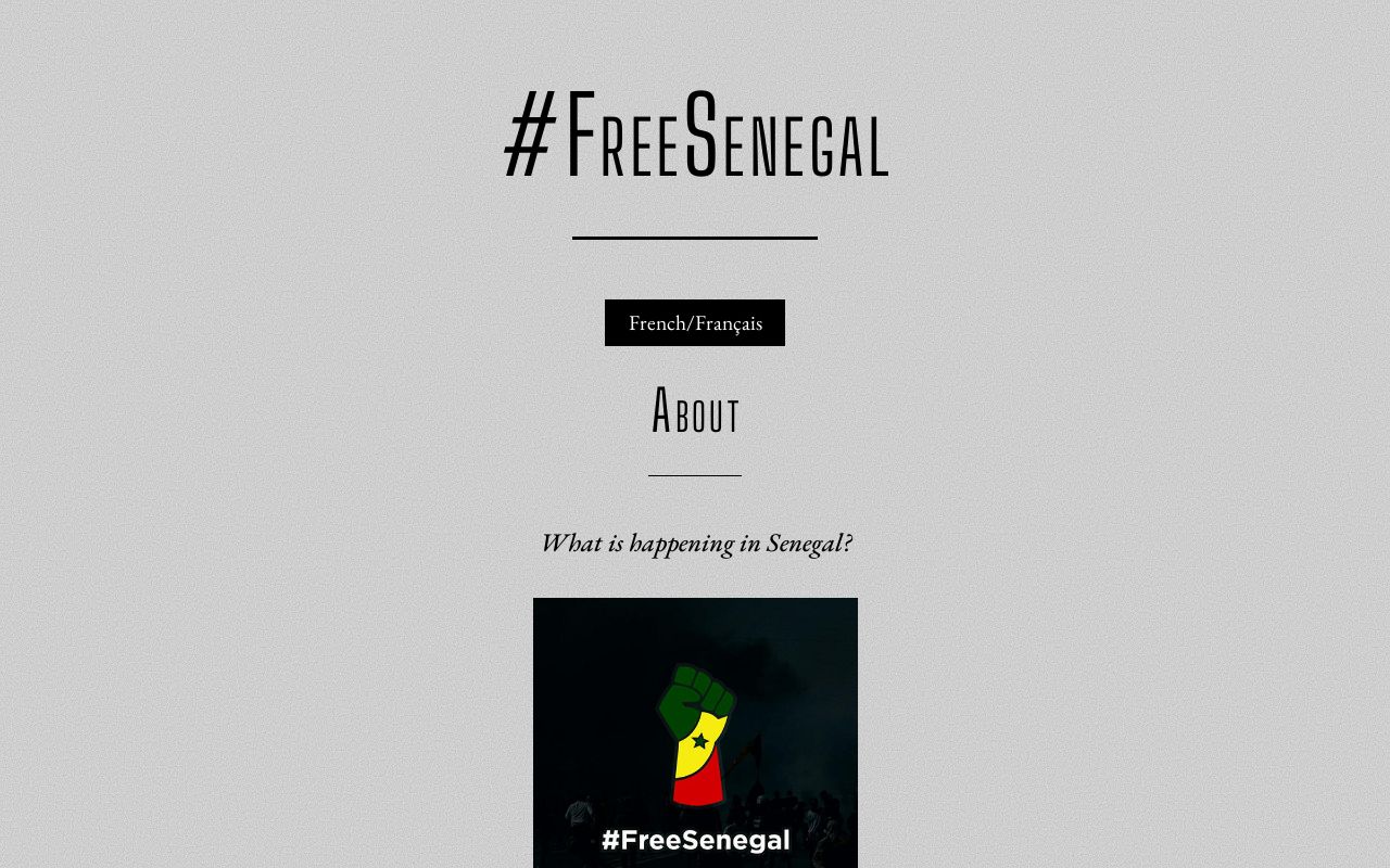 #FreeSenegal